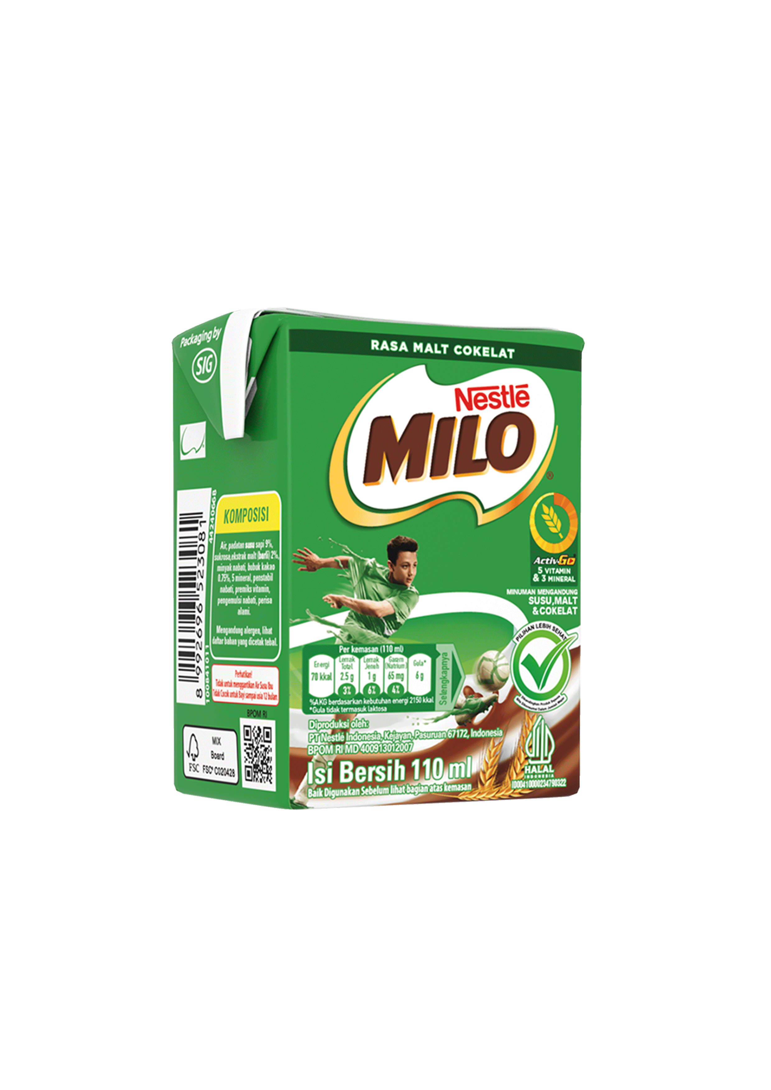 Produk Susu Milo UHT Kotak 110ml | MILO Indonesia
